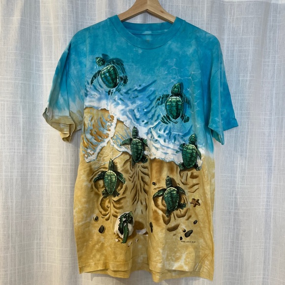 Shirts | Rare 9s Tie Dye Turtle Beach Tee Vintage | Poshmark